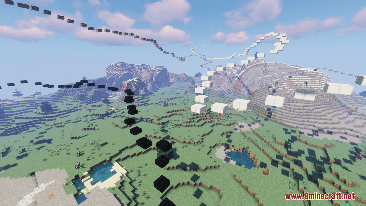 Relaxing Pixel Parkour Map - 1Minecraft