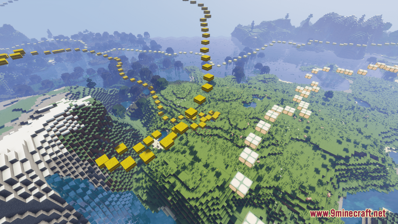 Relaxing Pixel Parkour Map - 1Minecraft
