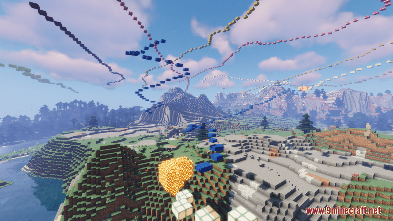 Relaxing Pixel Parkour Map - 1Minecraft