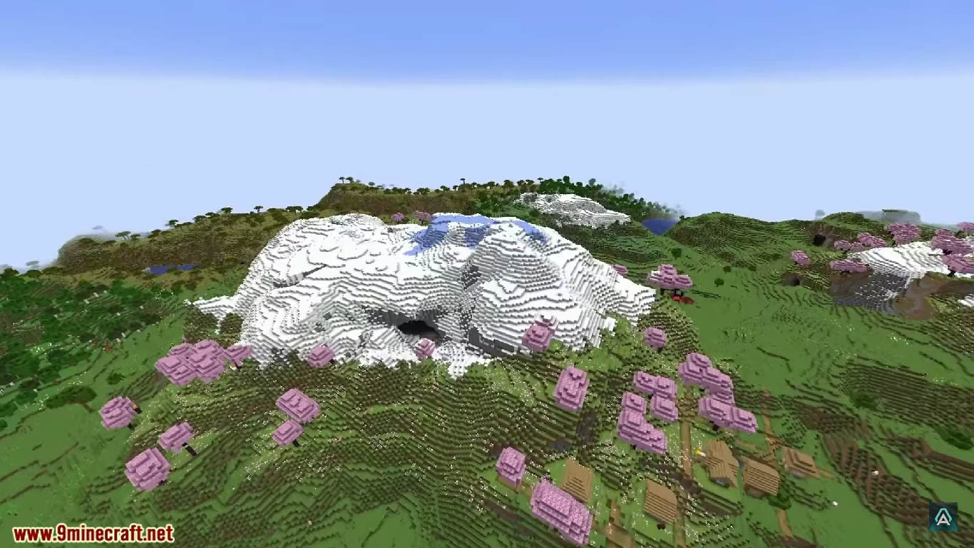 Best Villages With Cherry Grove Biome Seeds For Minecraft Java Bedrock ...