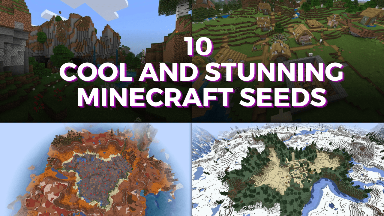 10 Cool And Stunning Minecraft Seeds You Need To Try Java Bedrock ...
