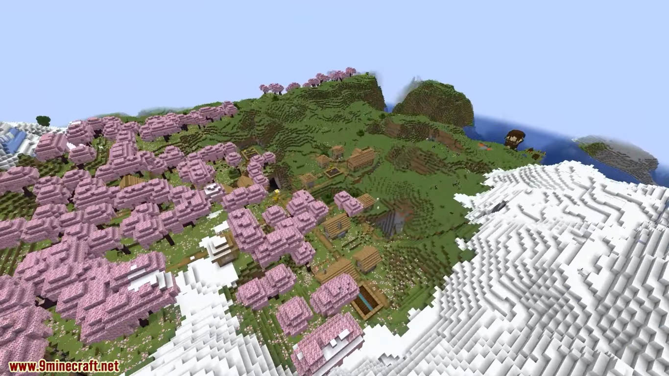 3 Best New Cherry Grove Biome Seeds For Minecraft Java Edition - 1Minecraft