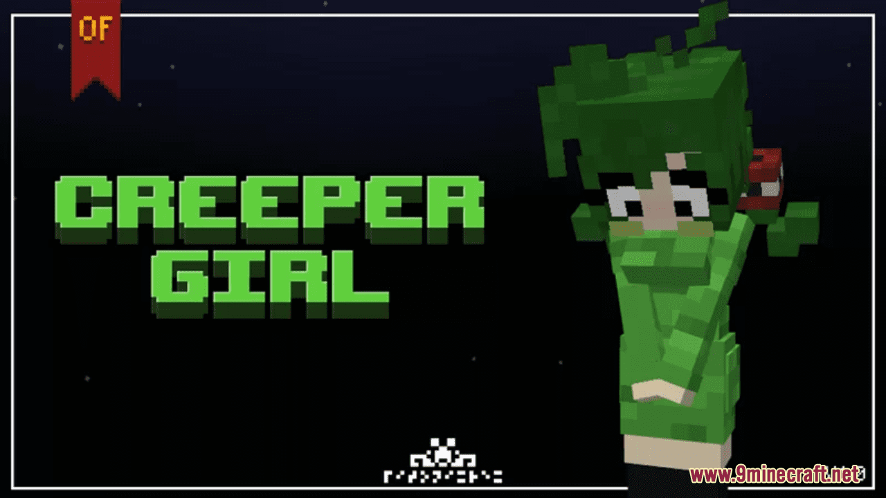 Creeper Girl Resource Pack 1minecraft
