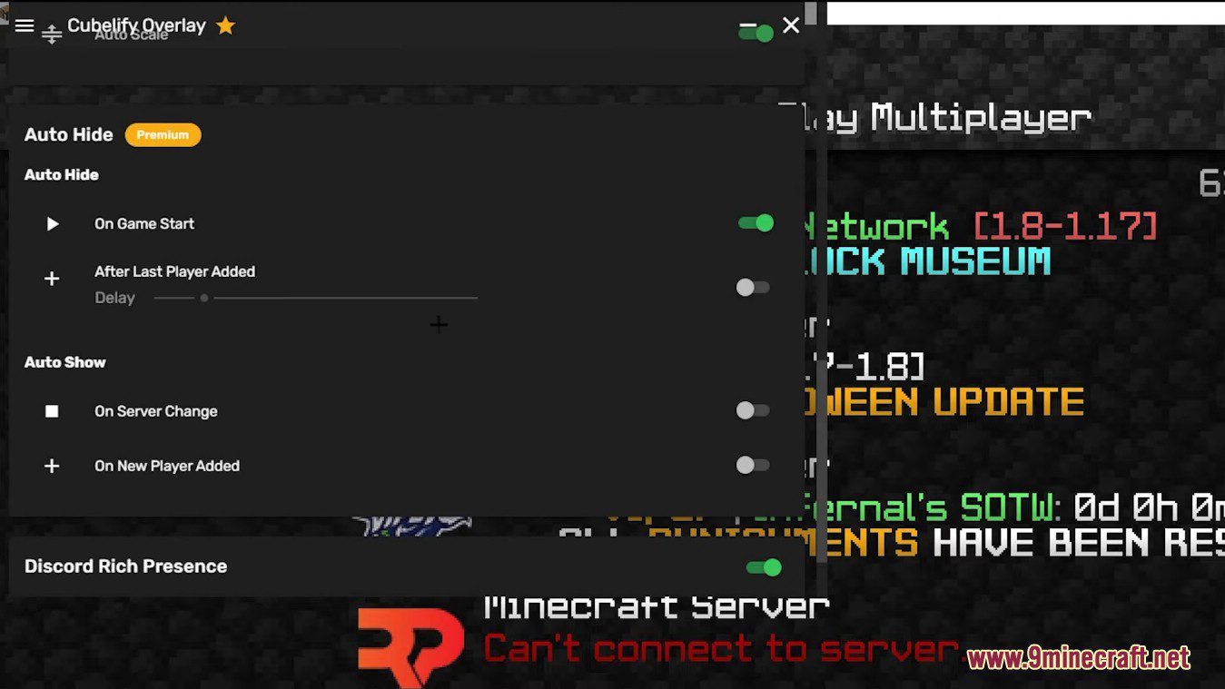 Cubelify Overlay Tool - 1Minecraft