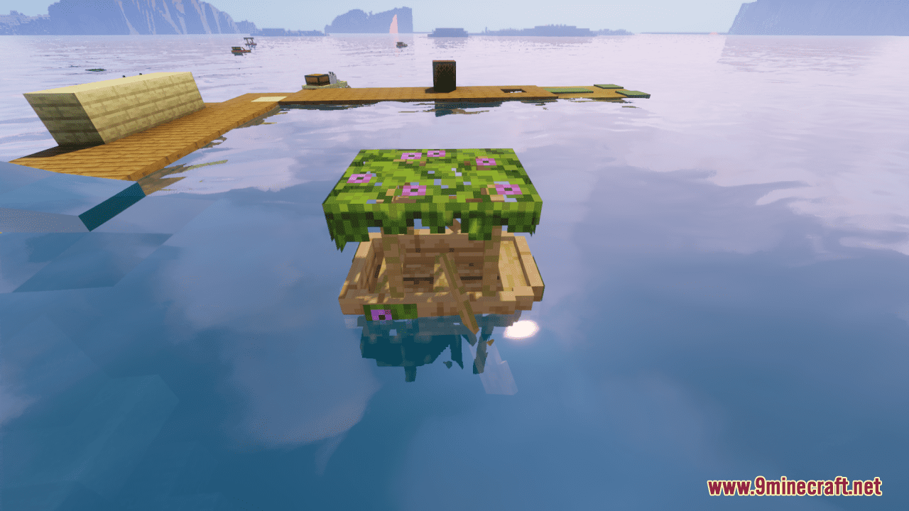 Cute Azalea Boats Resource Pack - 1Minecraft