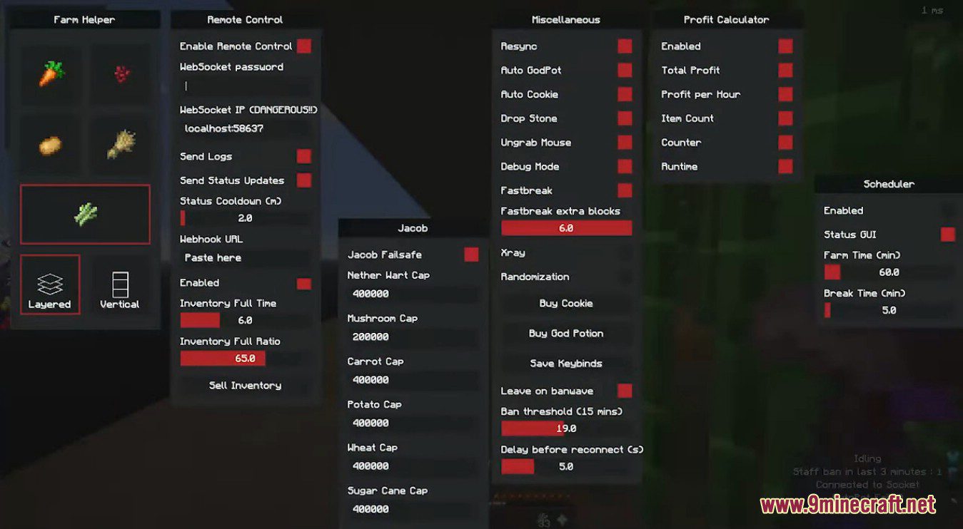 Farm Helper Mod - 1Minecraft