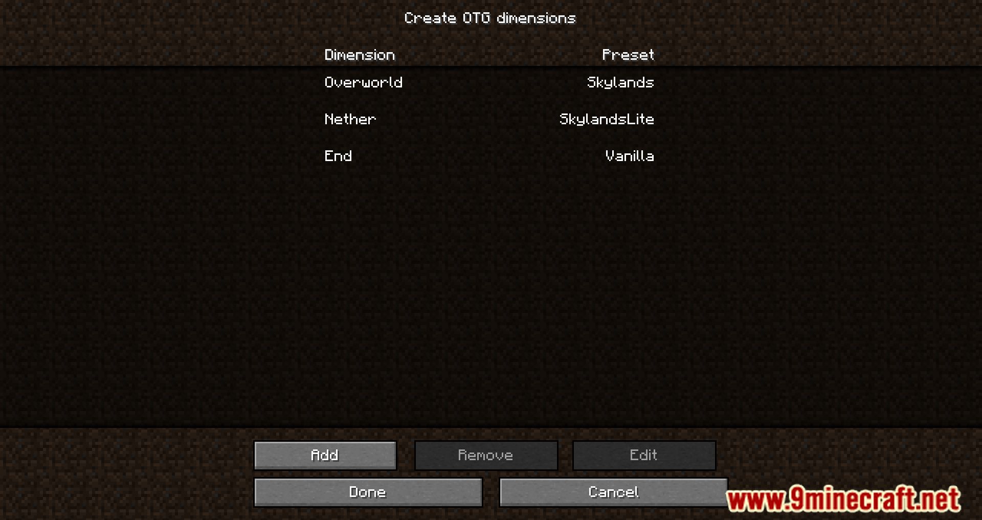 Otg Skylands Mod - 1Minecraft