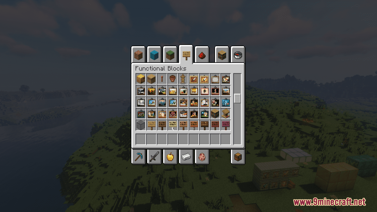 Painting Item Variants Resource Pack - 1Minecraft