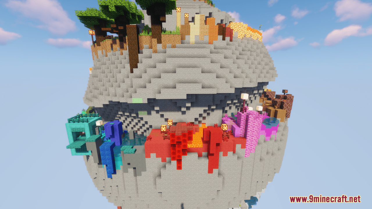 Parkour Egg Map - 1Minecraft