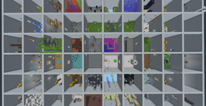 Parkour Grid Map Mcpe - 1Minecraft