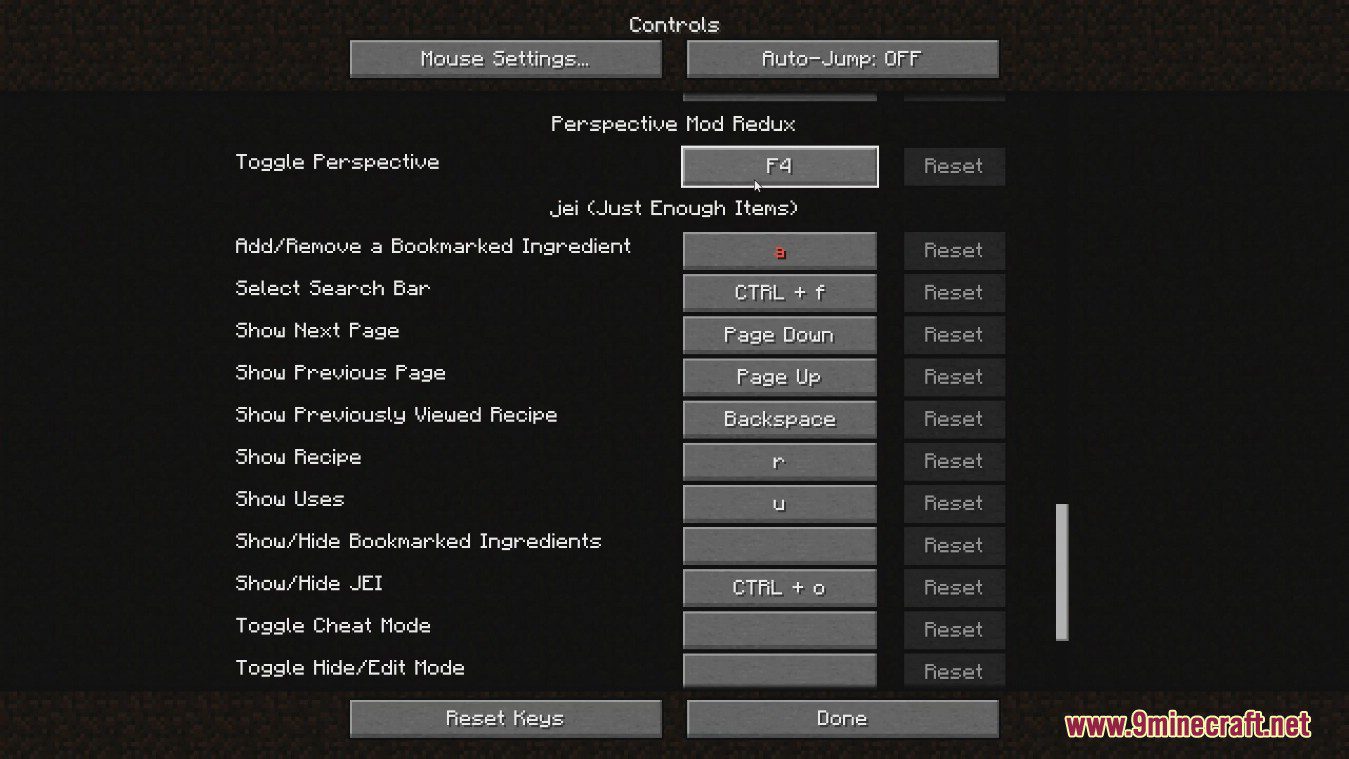 Perspective Mod - 1Minecraft