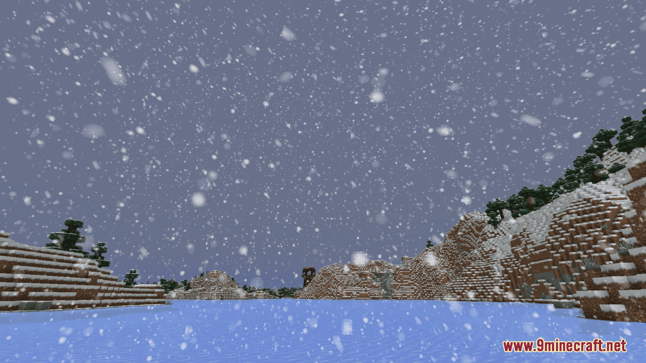 Realistic Snowfall Resource Pack - 1Minecraft