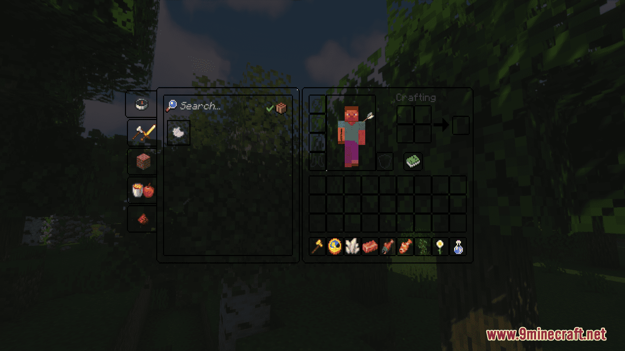 Transparent Gui Resource Pack - 1Minecraft