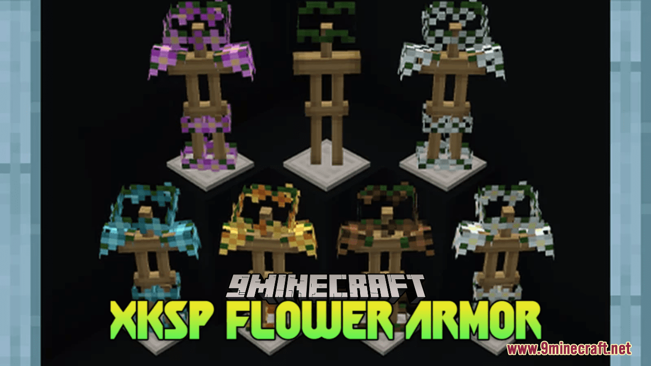 Xksp Flower Armor Resource Pack 1minecraft