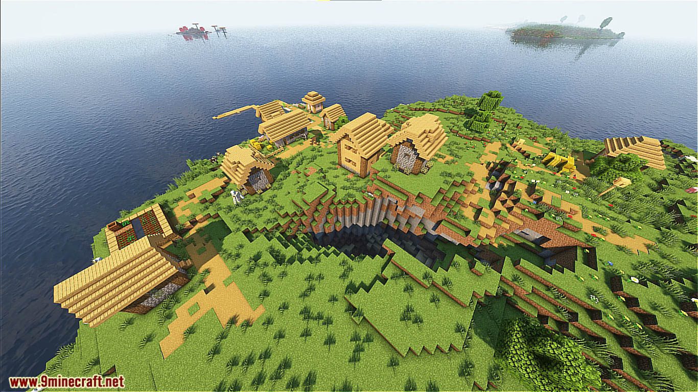 Most Incredible Island With Village Seeds For Minecraft Java Edition ...