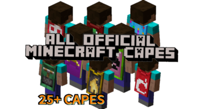 All Official Minecraft Capes Texture Pack Mcpe - 1Minecraft