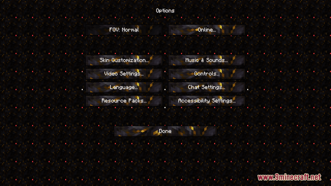 Gilded Blackstone Resource Pack - 1Minecraft