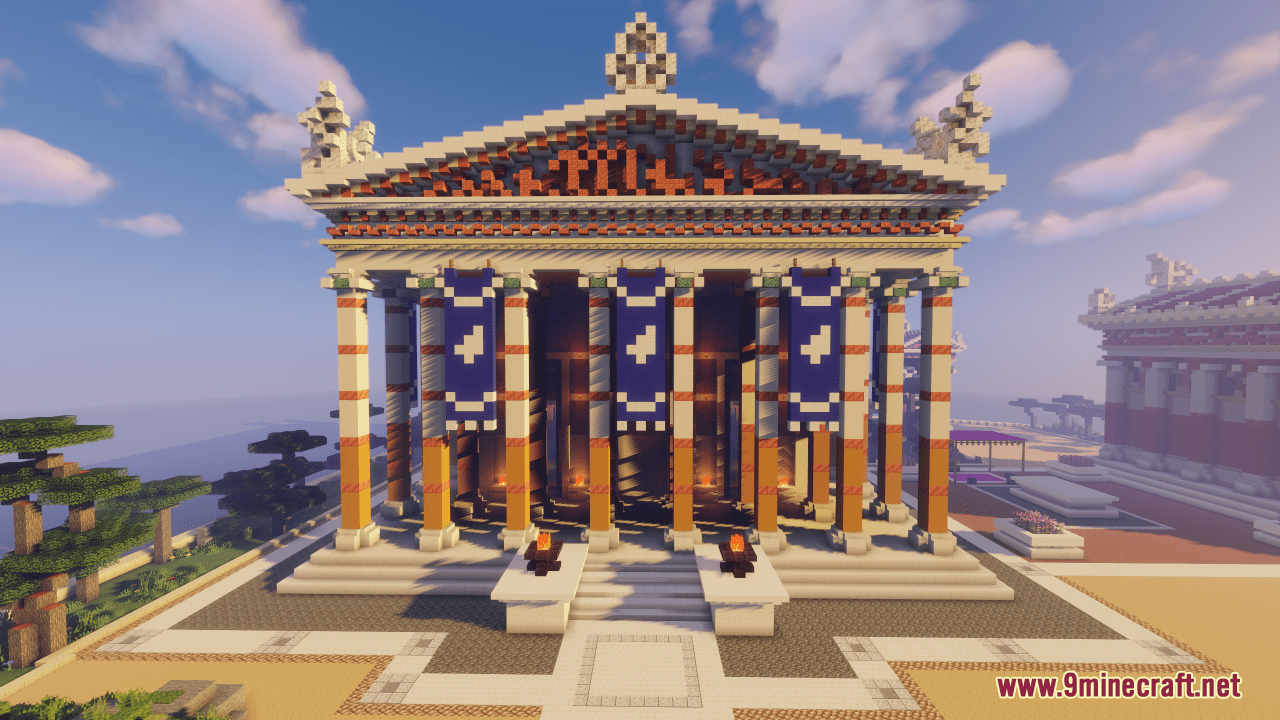 Greek Temple Of Hades Map - 1Minecraft