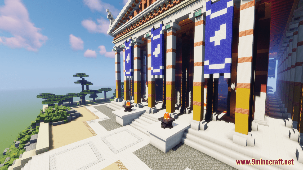 Greek Temple Of Hades Map - 1Minecraft
