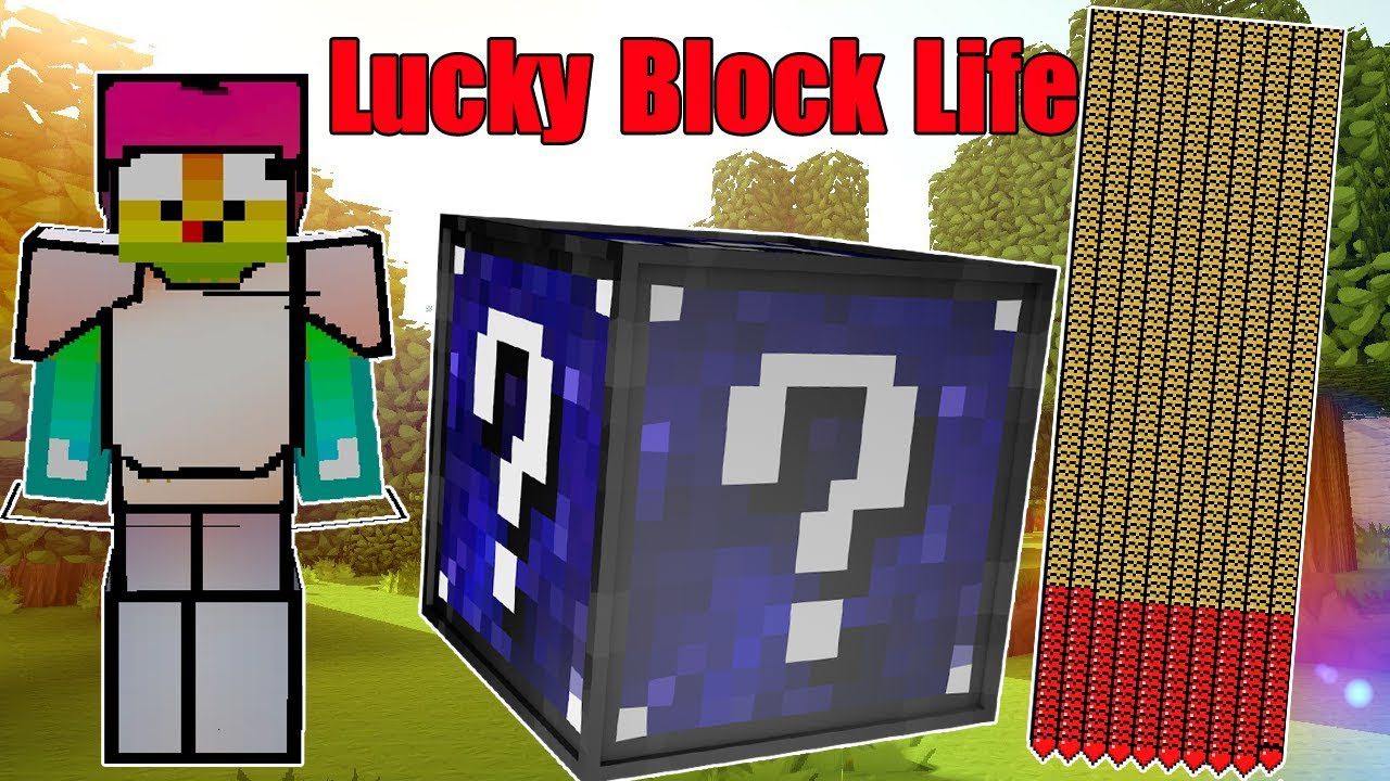 Life Lucky Block Mod - 1Minecraft