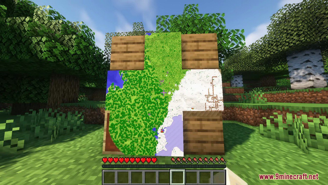 Map Helpers Mod - 1Minecraft