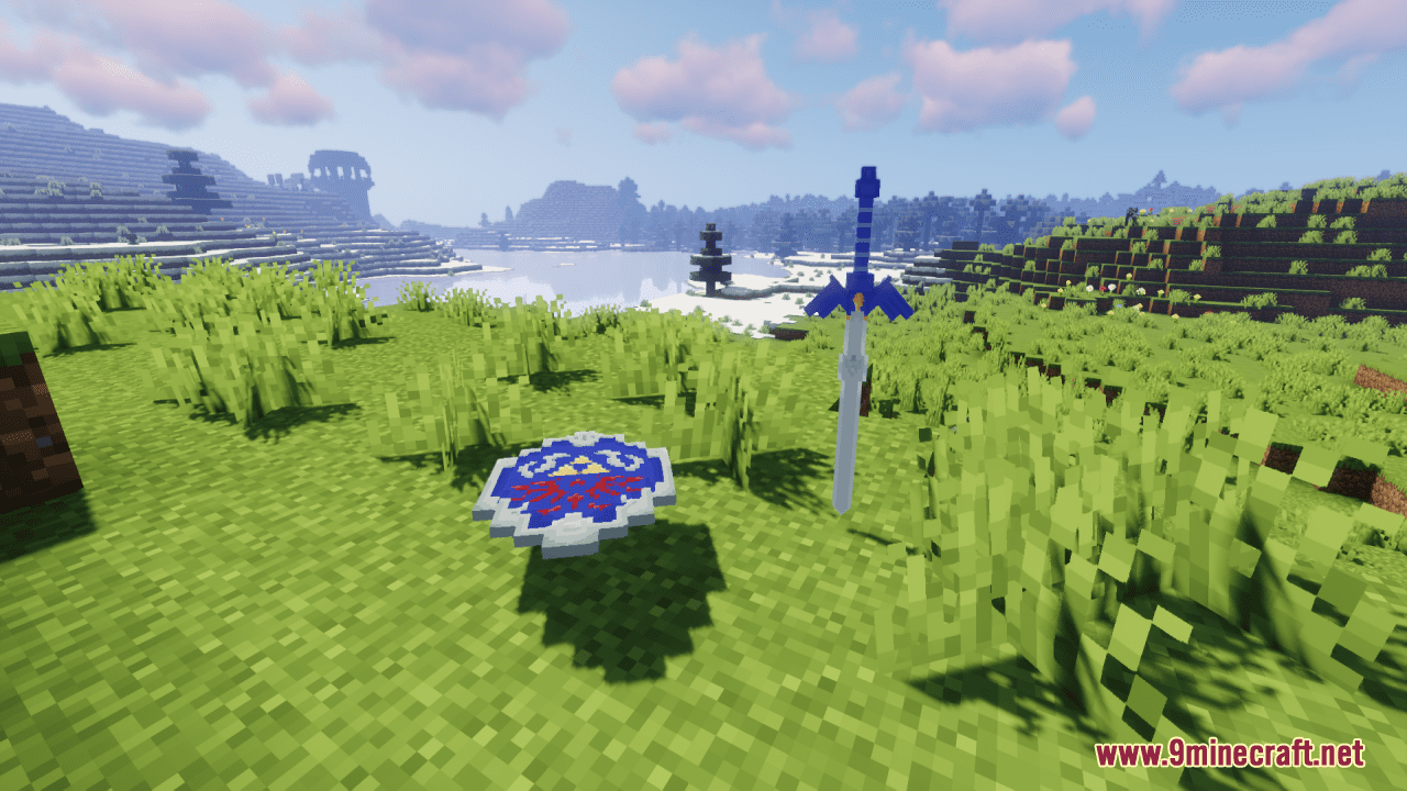 Master Sword And Hylian Shield Resource Pack - 1Minecraft