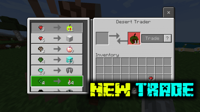 Minecraft But You Can Trade Mob Hearts Addon Mcpe - 1Minecraft