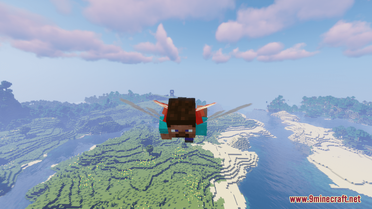 Mushroom Fairy Elytra Resource Pack - 1Minecraft