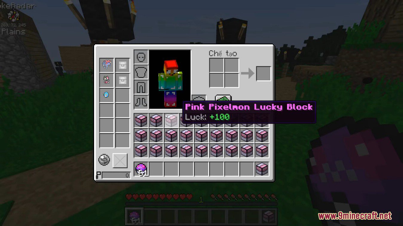 Pink Pixelmon Lucky Block Mod - 1Minecraft