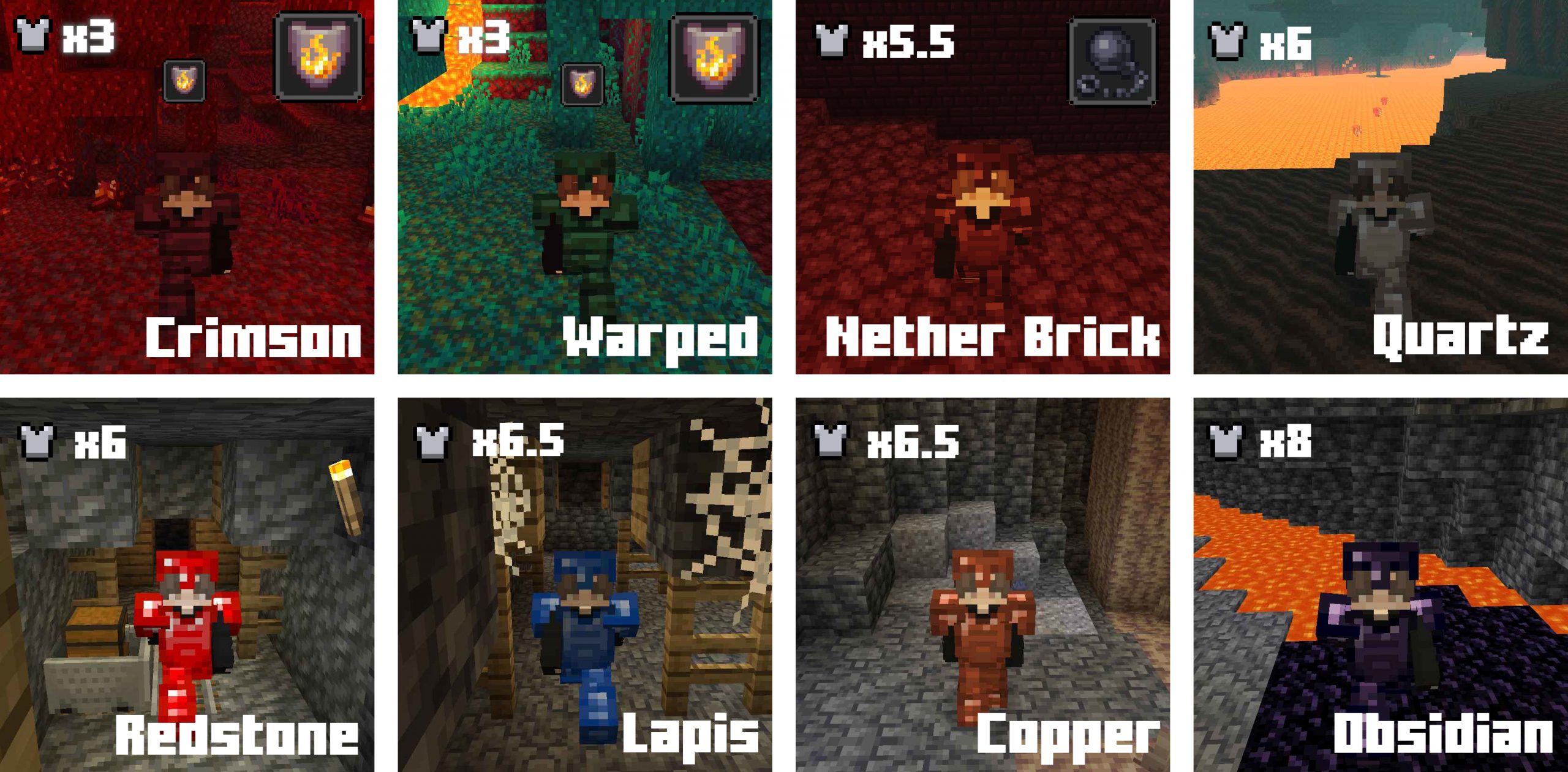Plenty Of Armors Mod - 1Minecraft