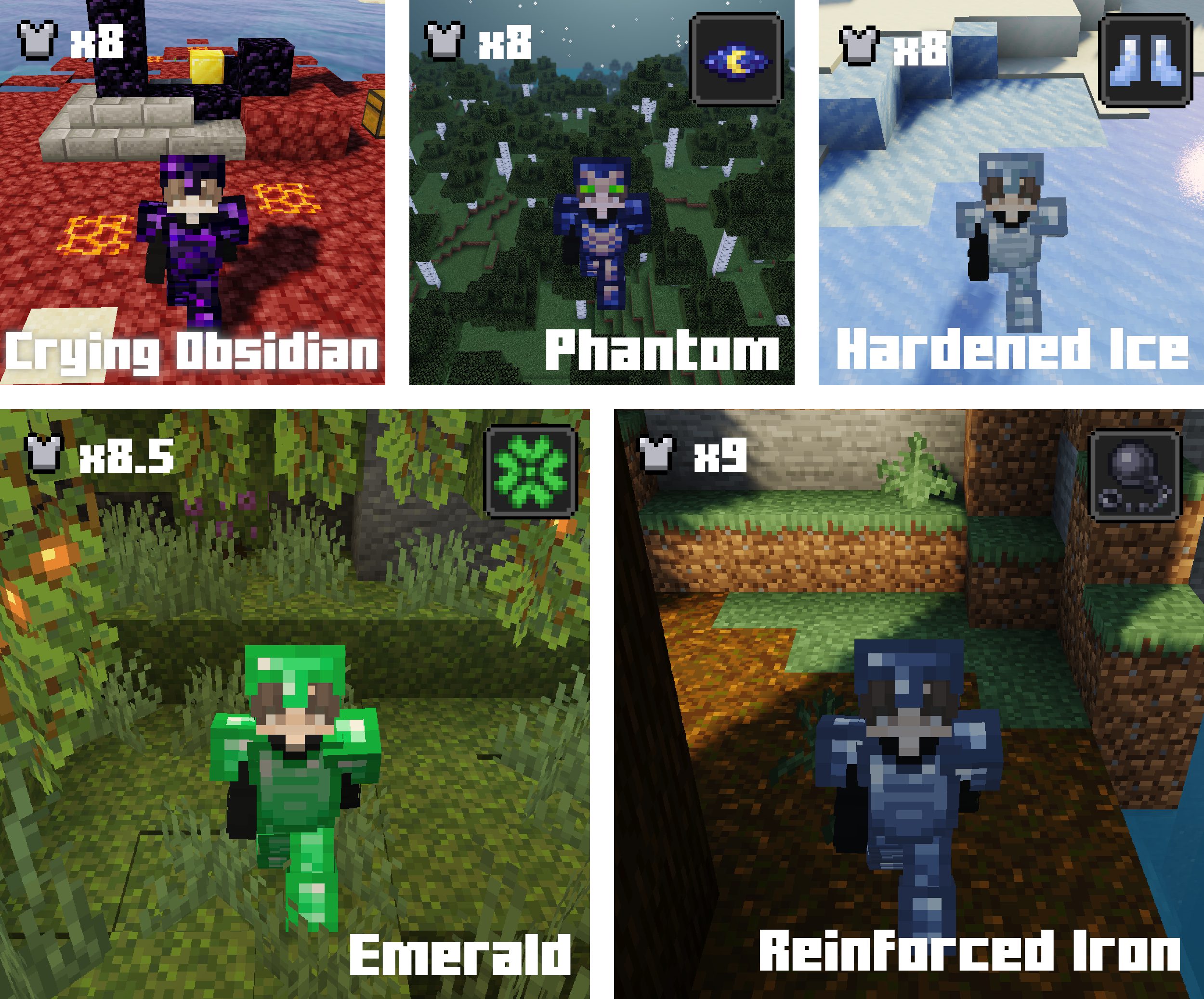 Plenty Of Armors Mod - 1Minecraft