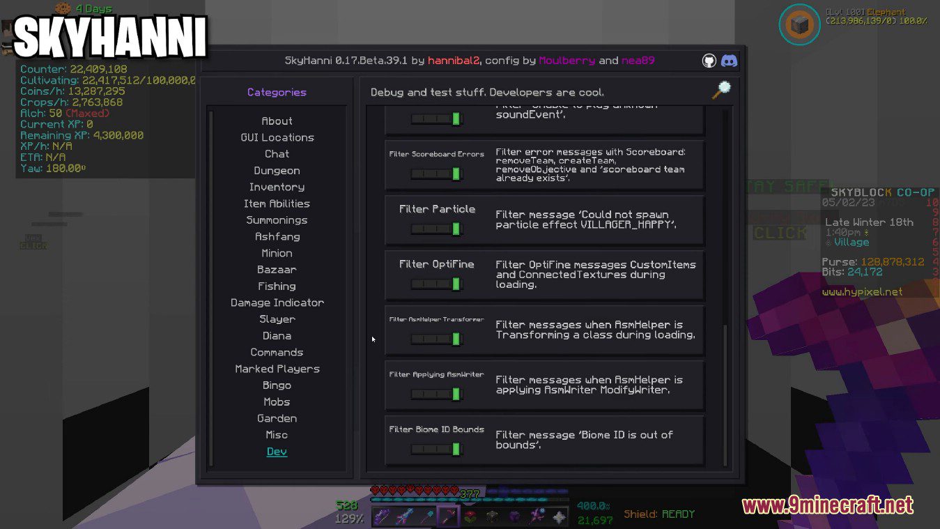 Skyhanni Mod - 1Minecraft