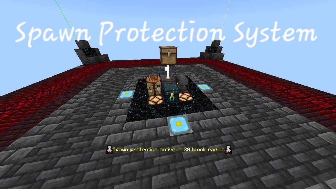 Spawn Protection System Addon Mcpe - 1Minecraft