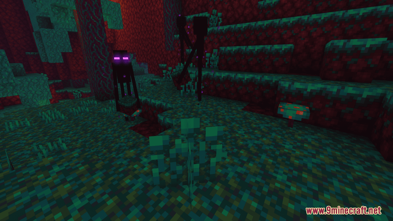 Vanilla 3d Warped Fungus Resource Pack - 1Minecraft