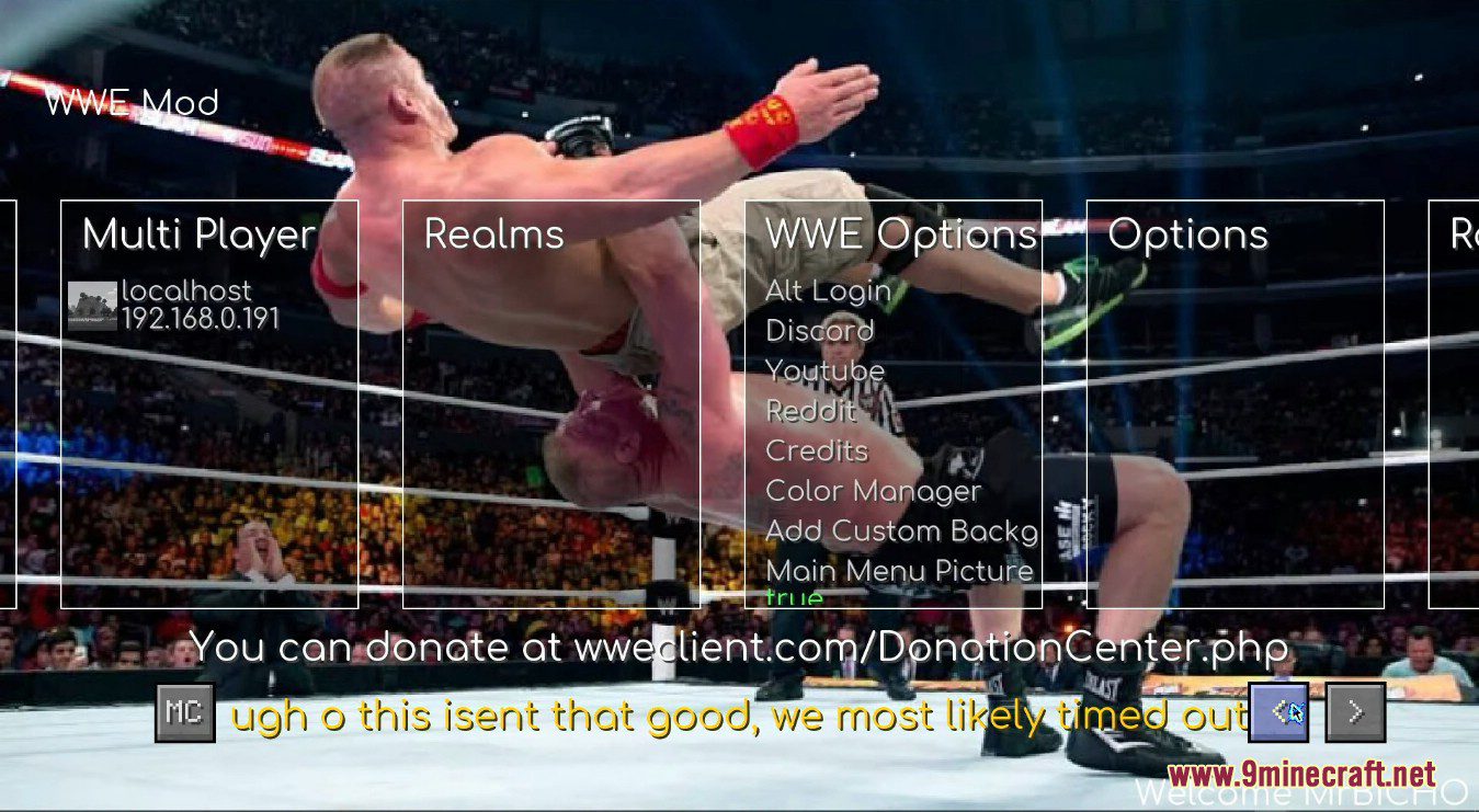 Wwe Client - 1Minecraft