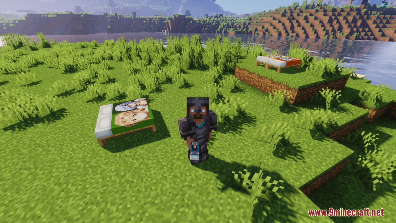 Anime Bed Overlays Resource Pack - 1Minecraft