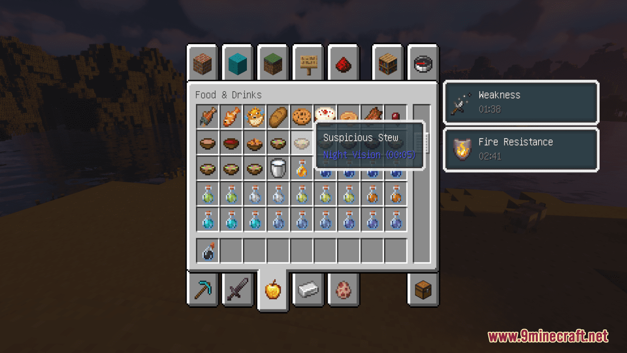 Console Tooltips Resource Pack - 1Minecraft