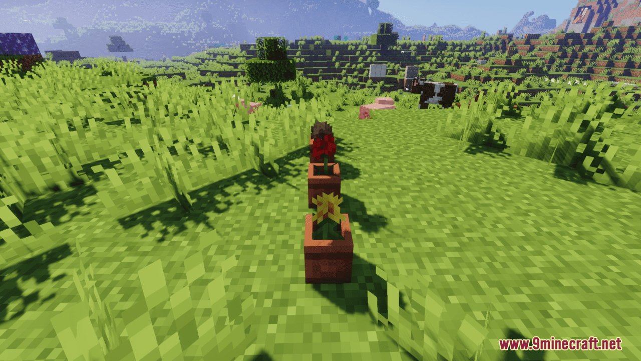 Flower Pots Resource Pack - 1Minecraft