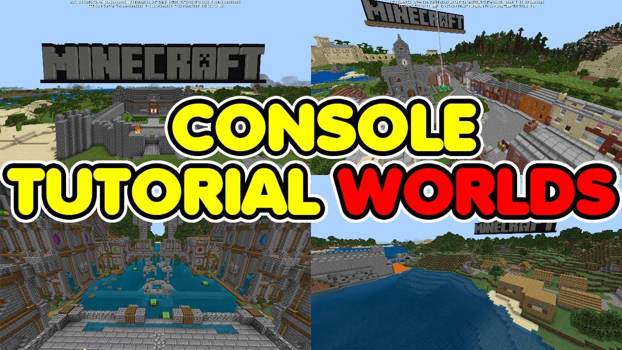 Minecraft Console Edition Tutorial World Map Mcpe - 1Minecraft