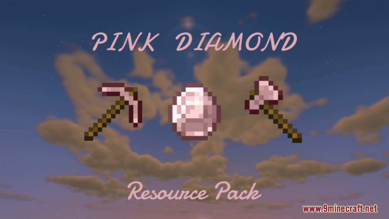Pink Diamond Resource Pack - 1Minecraft