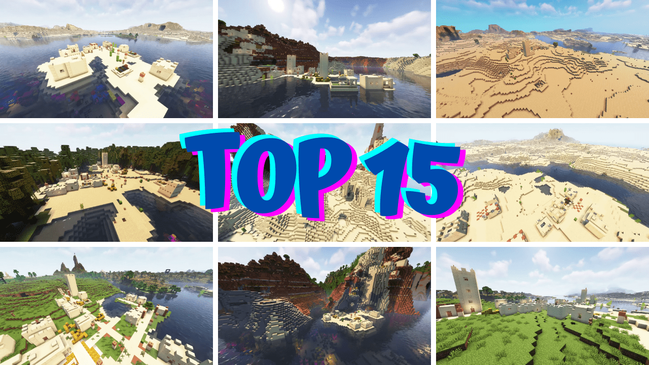 Top 15 Desert Village Seeds For Minecraft Java Bedrock Edition 1 20 ...