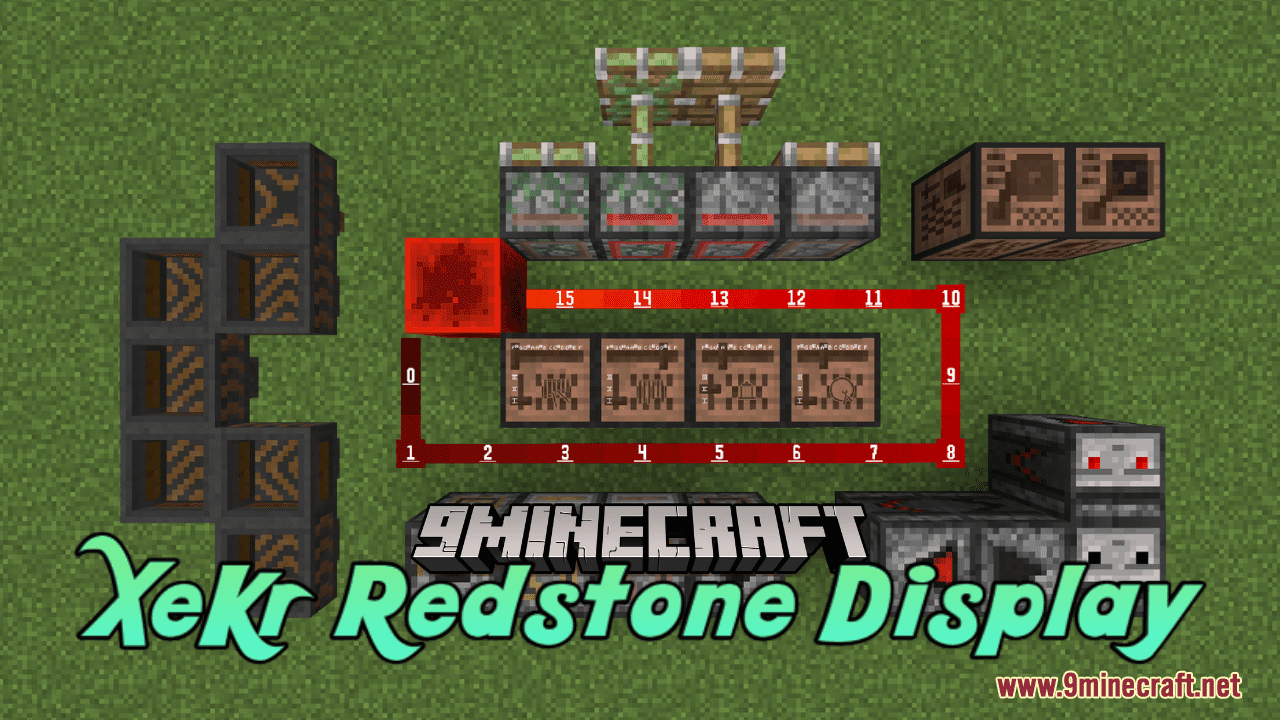 Xekr Redstone Display Resource Pack - 1Minecraft