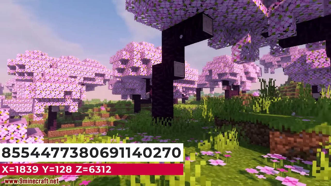 Awesome Cherry Blossom Near Spawn Seeds For Minecraft Java Bedrock ...
