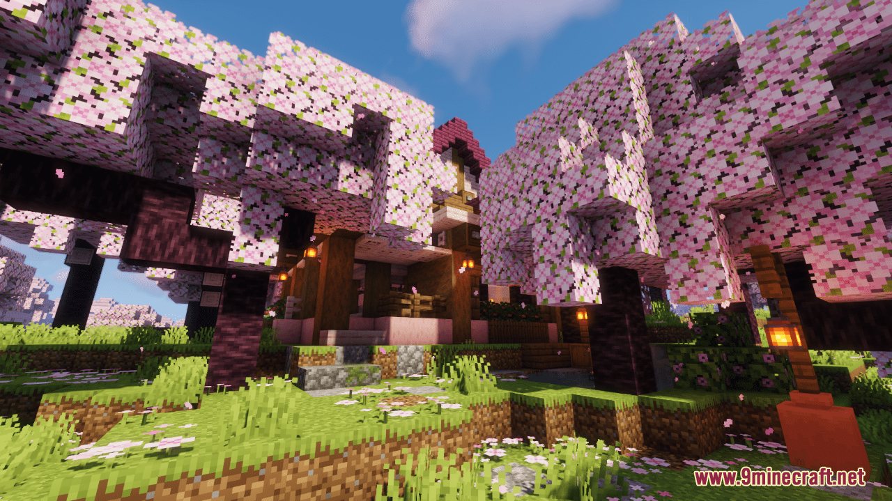 Blossom House Map - 1Minecraft