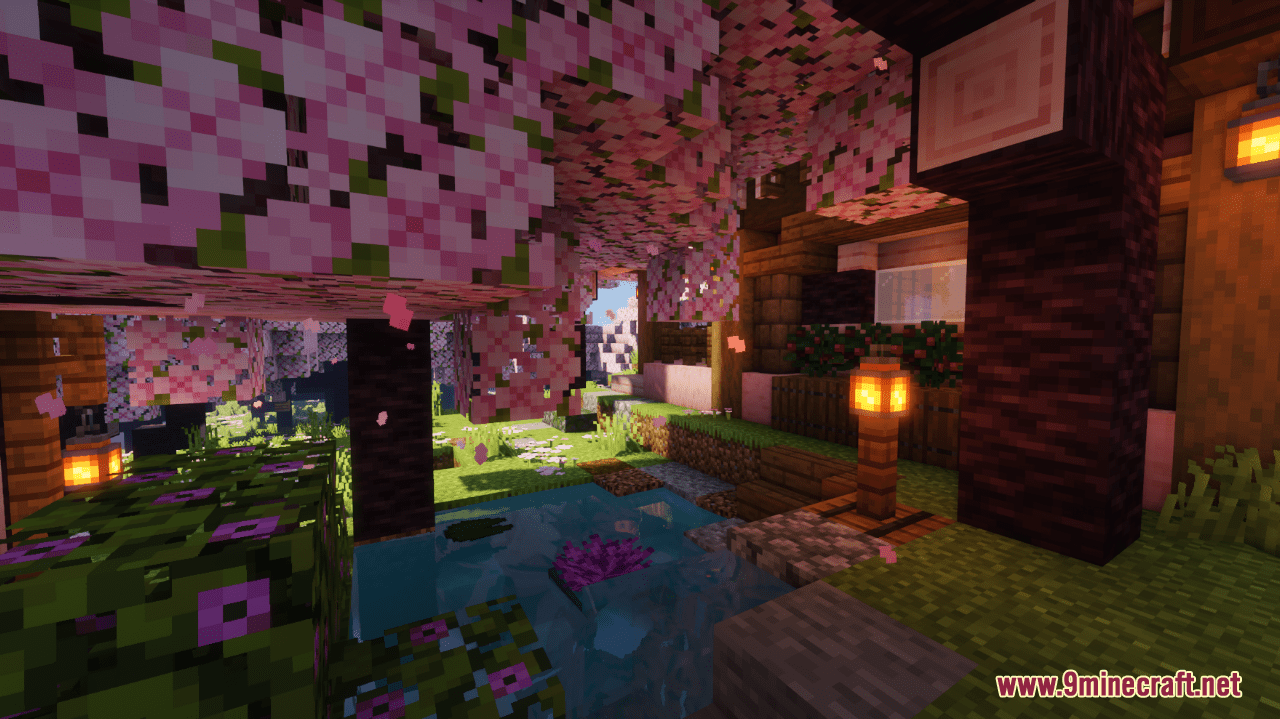 Blossom House Map - 1Minecraft