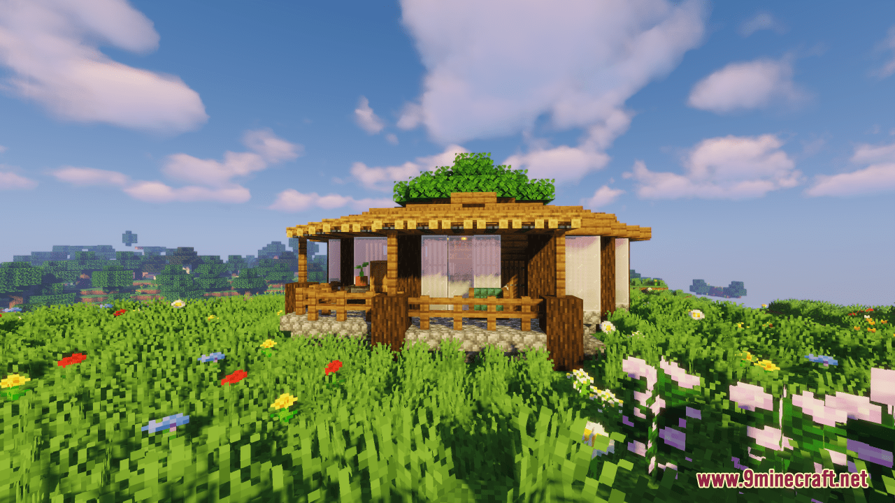 A Circular Treehouse Map - 1Minecraft