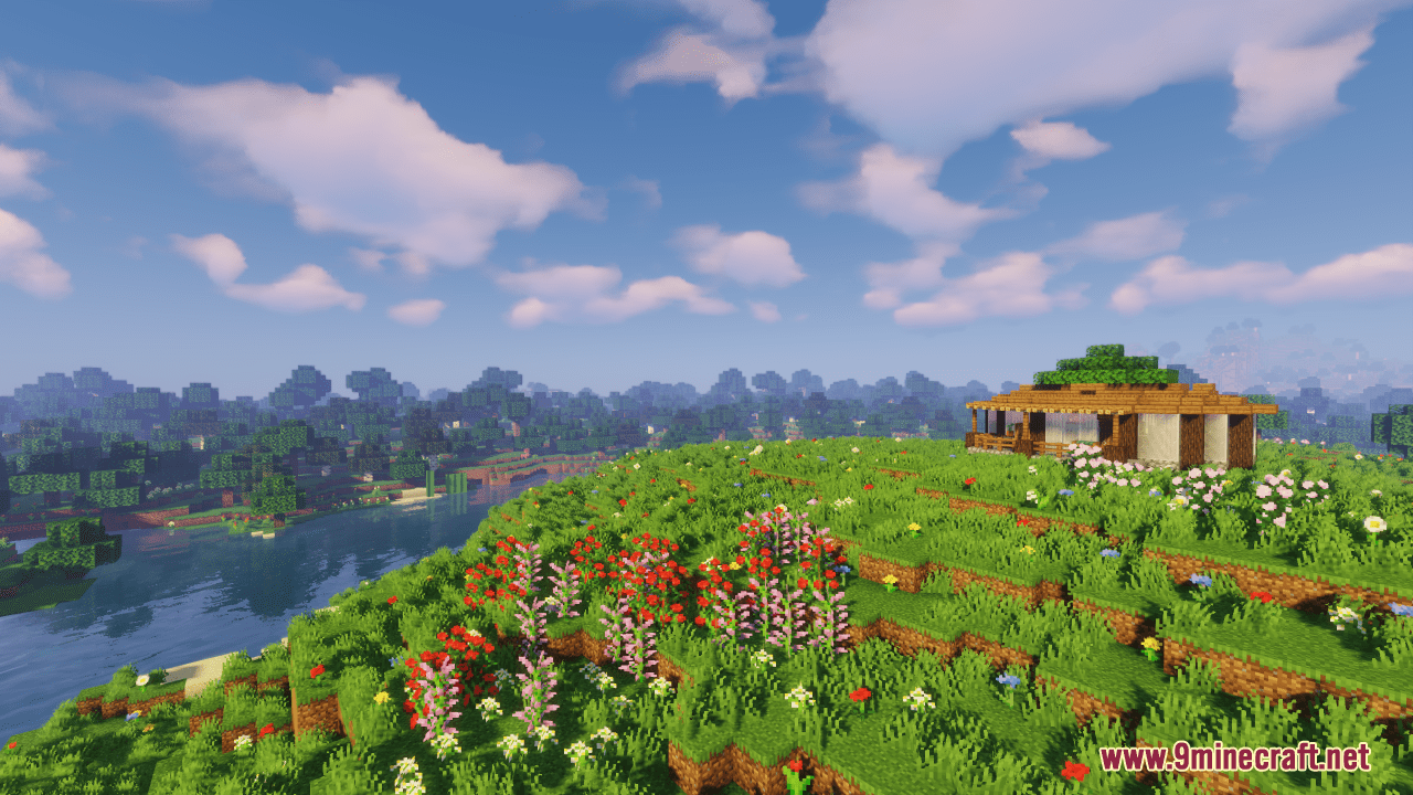 A Circular Treehouse Map - 1Minecraft