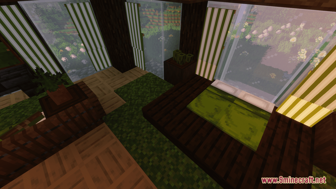 A Circular Treehouse Map - 1Minecraft