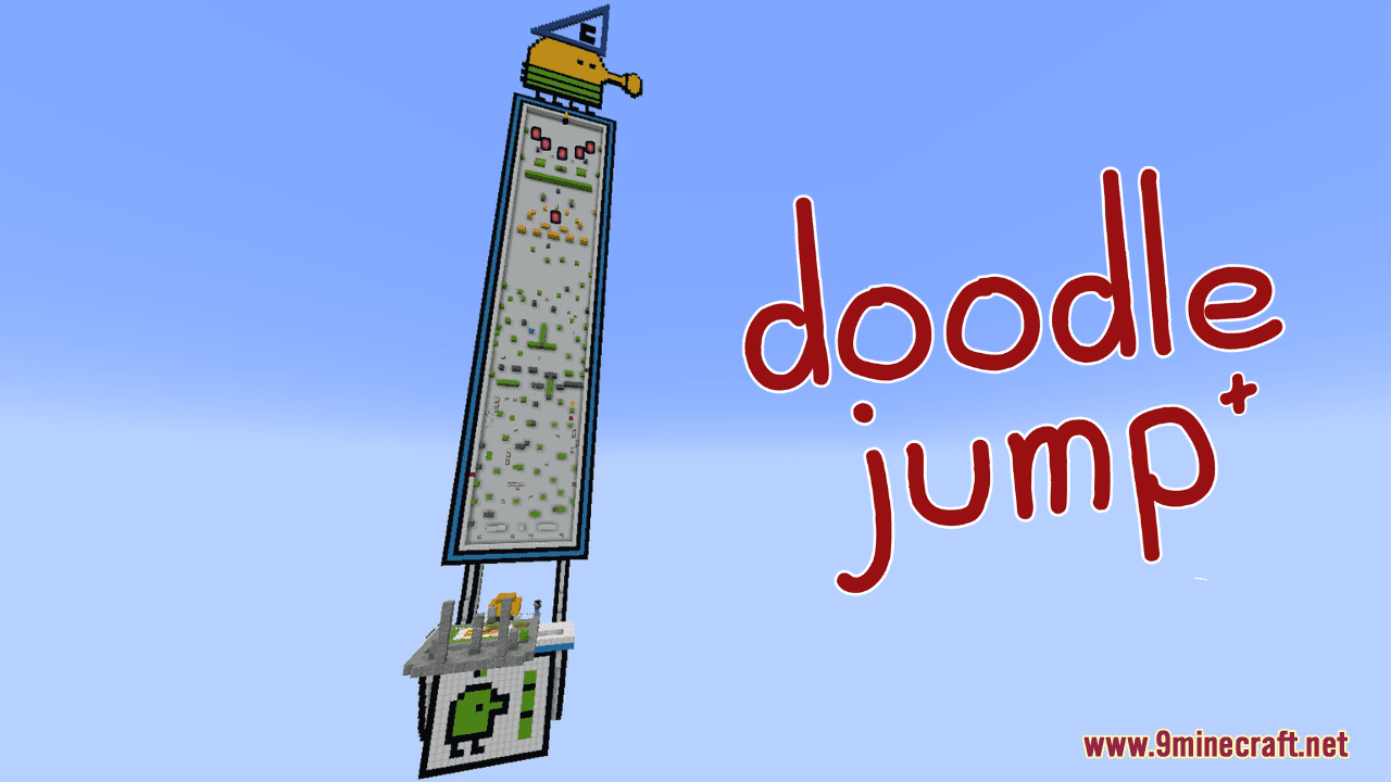 Doodle Jump Plus Map - 1Minecraft