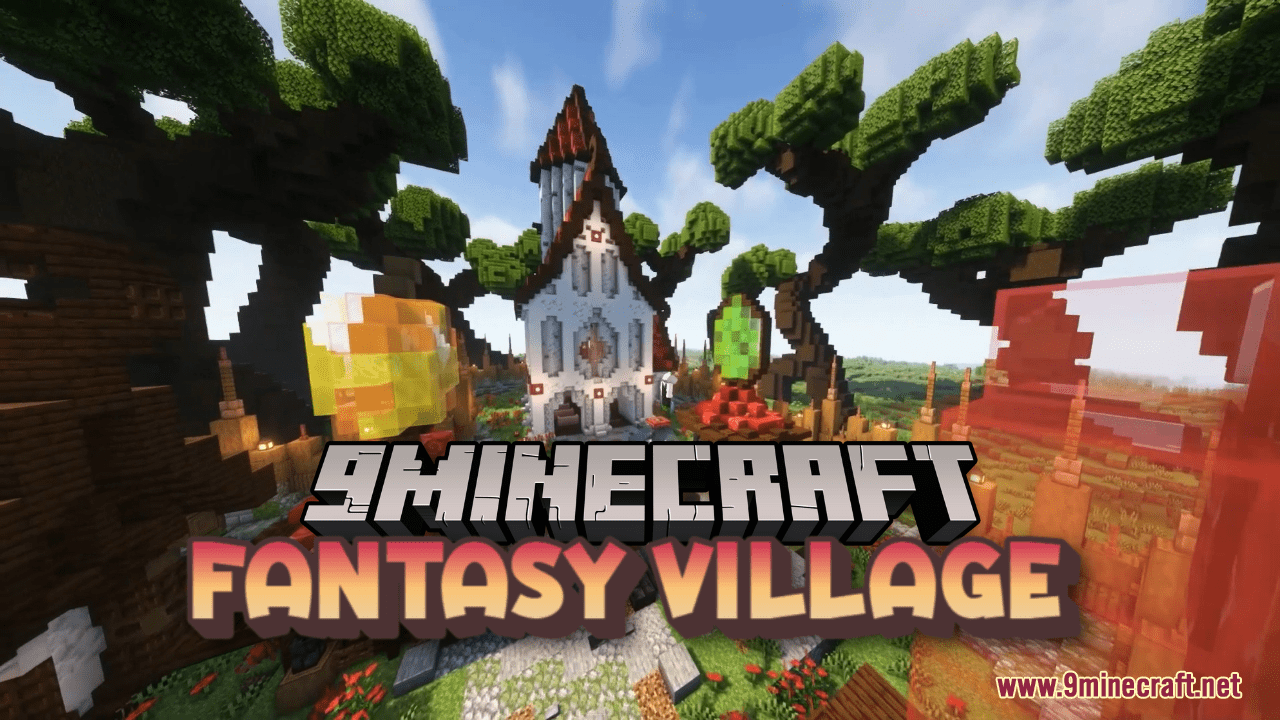 Fantasy Village Map - 1Minecraft